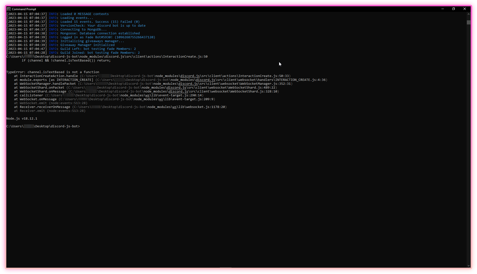Not sure what to name this · Issue #338 · saiteja-madha/discord-js-bot · GitHub