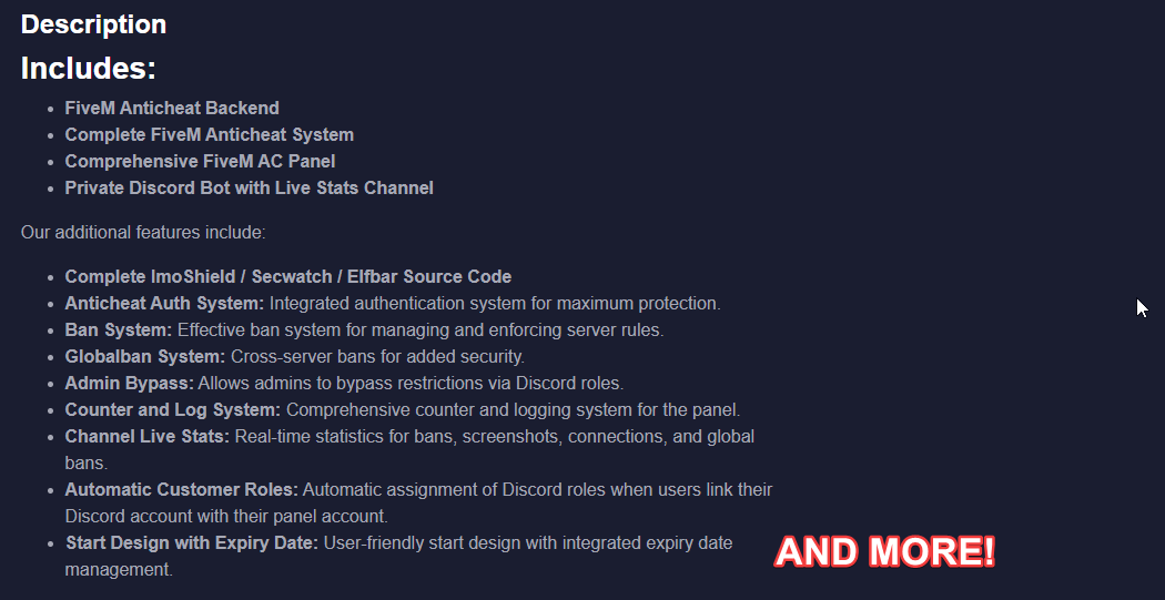 GitHub - ais1175/FiveM-Anticheat: Open Source FiveM Anticheat, Panel and Bot project! Give us a ...
